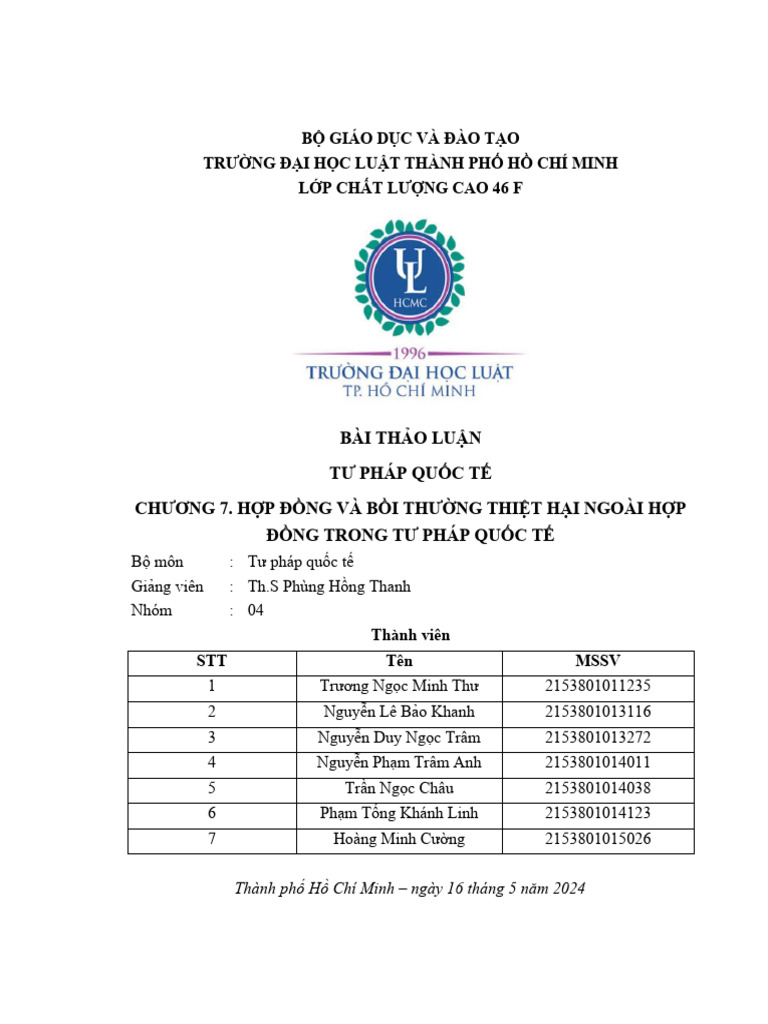 TPQT Chương 7 | PDF