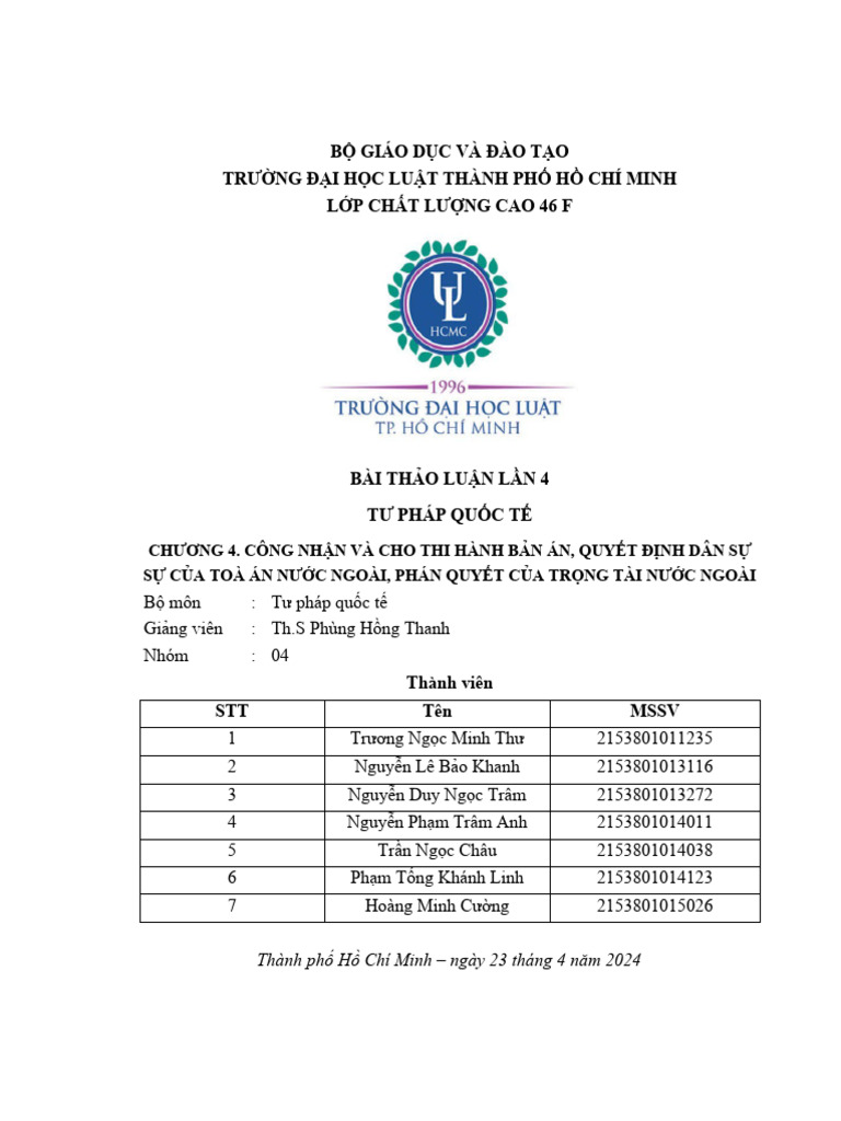 TPQT Chương 4 | PDF