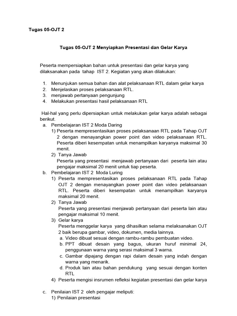 Tugas 05-Ojt 2-CKS - 2021 | PDF
