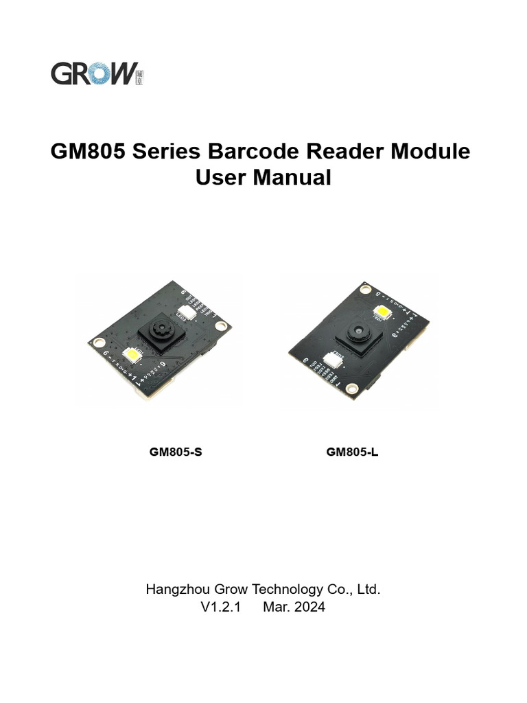Gm805 Series Barcode Reader Module User Manual V1 2 1 Pdf Barcode Usb