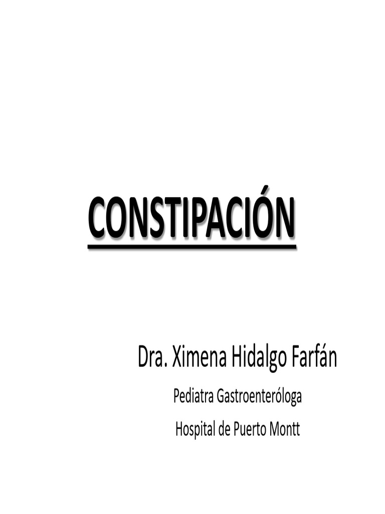 Consti Pa | PDF | Especialidades Medicas | Síntomas y signos