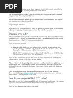 BMW Fault Code Lookup Guide | PDF