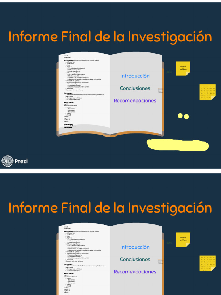 Informe Final de La Investigación | PDF