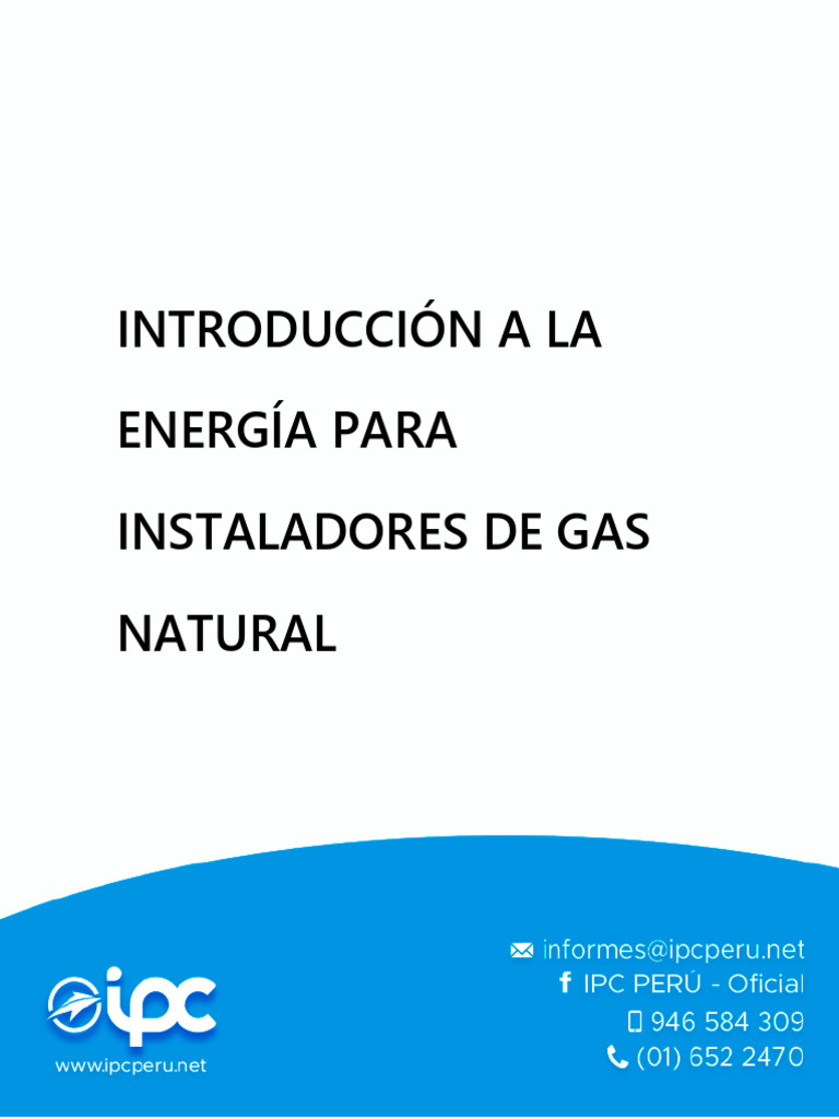 Introduccion A La Energia para Instaladores de Gas Natural 1 | PDF | Gas natural | Gas natural ...
