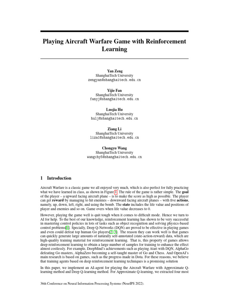 CS181 Final Project | PDF | Algorithms | Computational Neuroscience