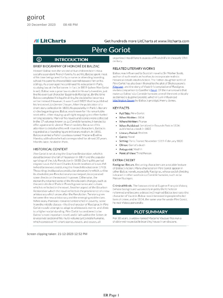 ER Page Screen Clippings Summary | PDF