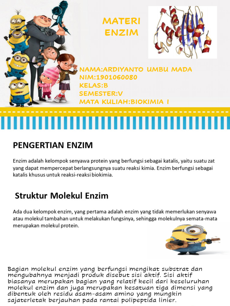 Biokimia Enzim | PDF | Teknologi & Rekayasa