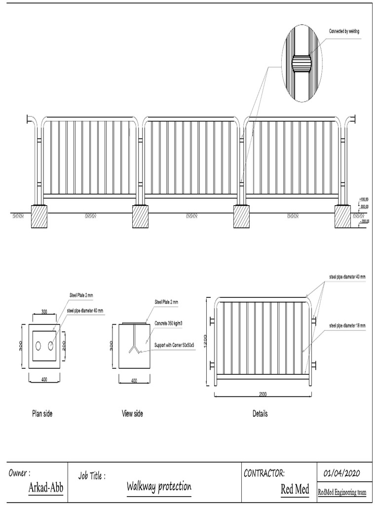 ARKAD RMC CIV DWG 001 1 Pedestrian Walkway | PDF