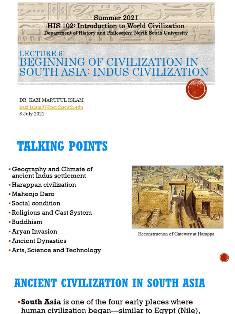 Lecture 6 - World Civilization - Summer - 2021 - NSU | PDF