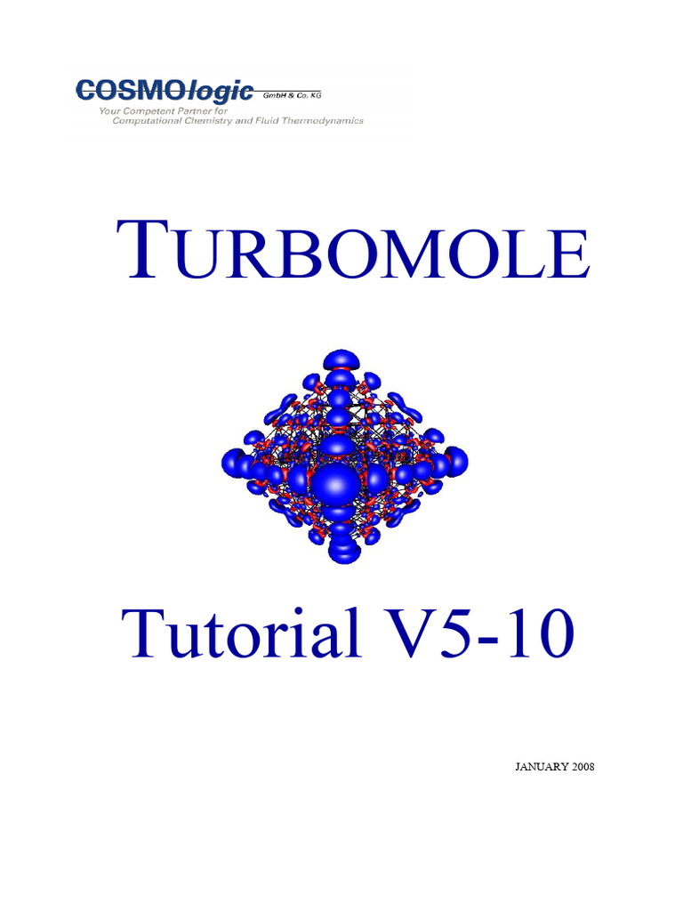 Turbomole Tutorial 5 10 | PDF | Menu (Computing) | Molecules