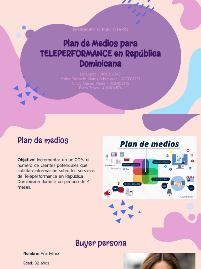 Presentacion Del Proyecto - Teleperformance | PDF | Publicidad | Televisión