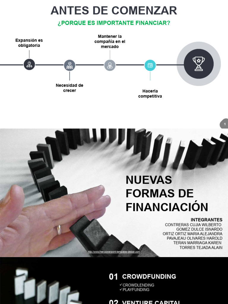 Nueva Formas de Financiamiento 1 | PDF | Empresa de inicio | Pequeñas empresas y emprendedores