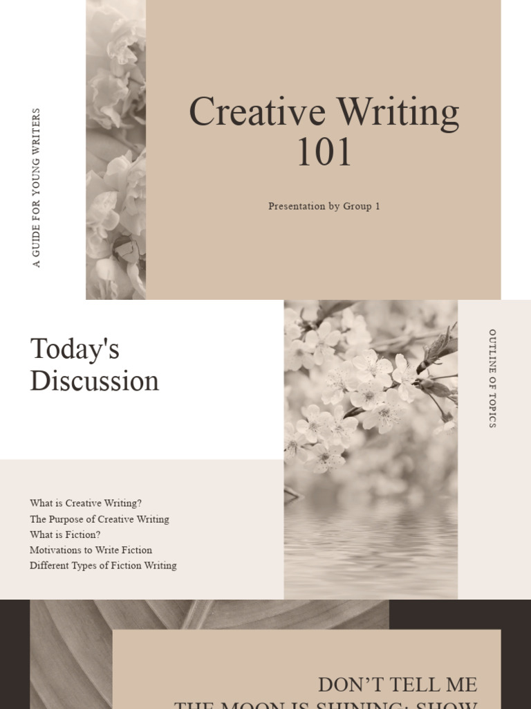 Creative Writing 101 for Young Writers | PDF | Human Communication ...