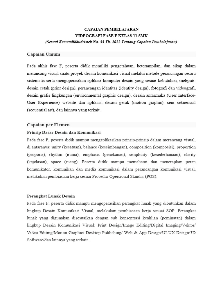 CP Fase F, DKV (Videografi) | PDF