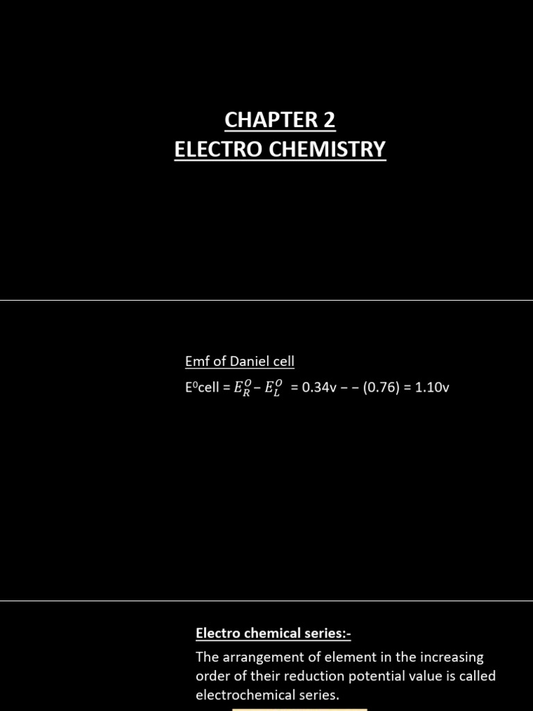 Chemistry 12 Class State | PDF | Electrochemistry | Electrical ...