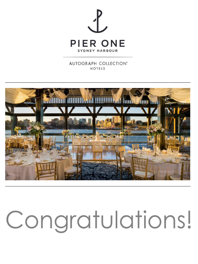 Pier One Wedding Package | PDF | Drink | Foods