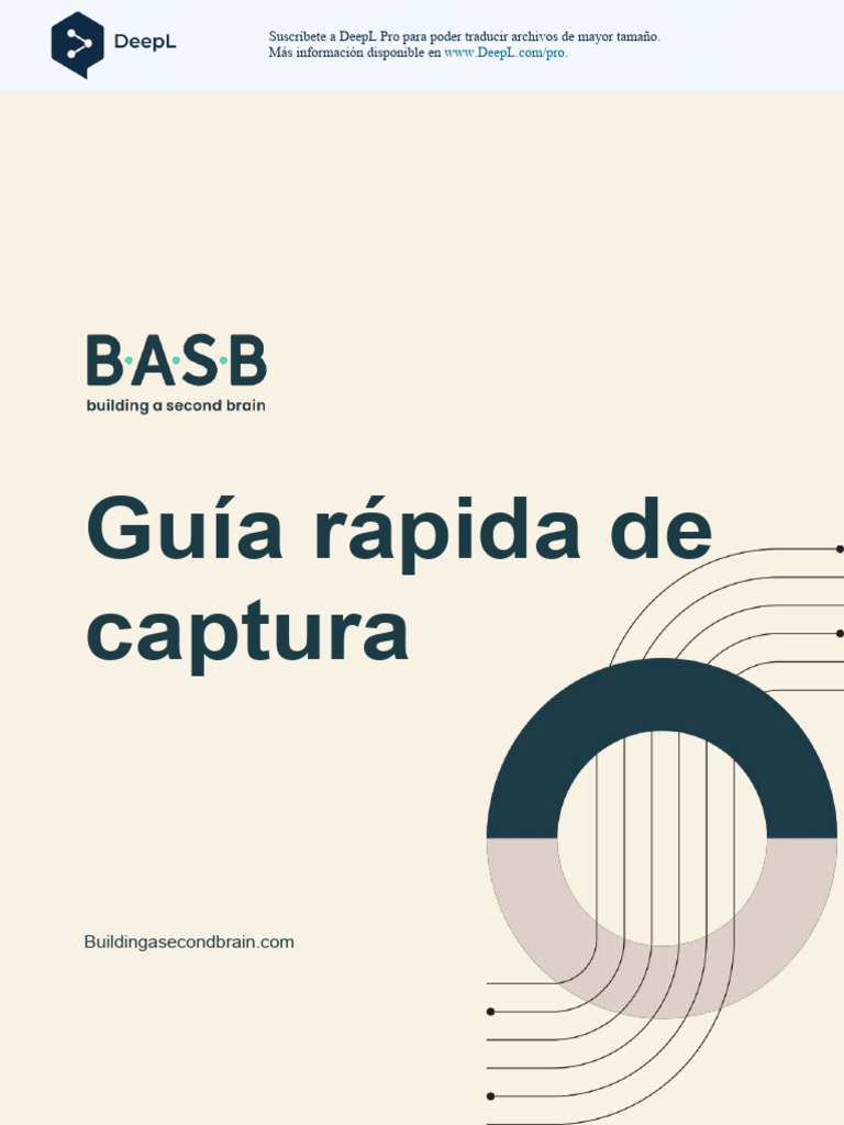 BASB-Email-PDF-1-Capture-Quickstart-Guide Es | PDF | Información | Podcast