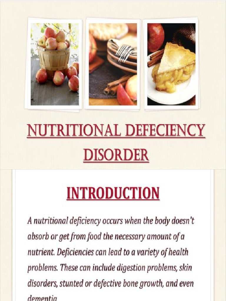 Nutritional Disorder | PDF