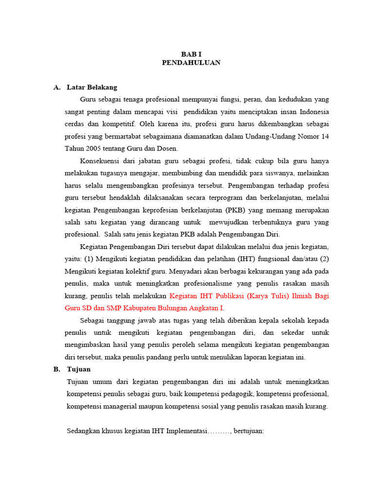 Isi Laporan PD | PDF