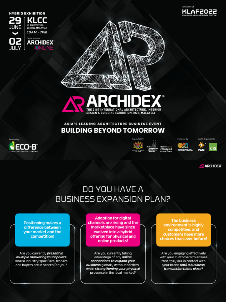 ARCHIDEX 2022: Hybrid Architecture Expo | PDF | Sustainability