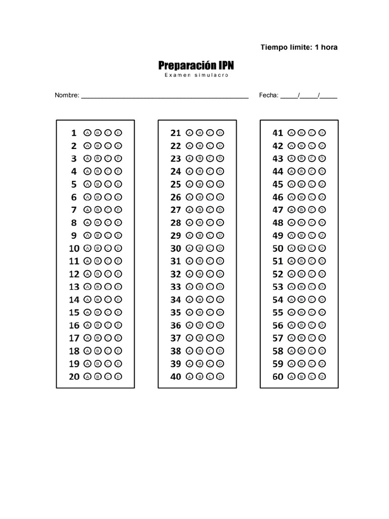 Examen 1 Ipn | PDF