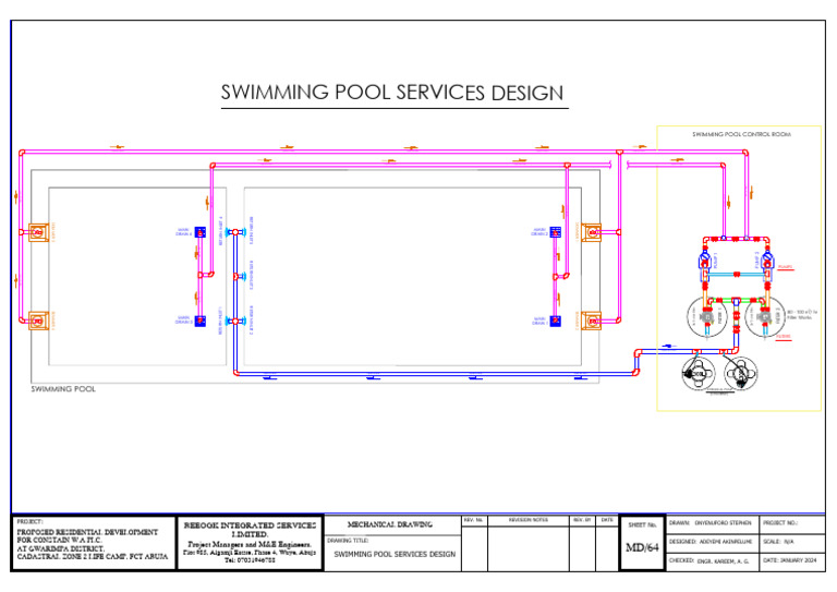 Swimming Pool Layout | PDF | Filtration | Swimming Pool