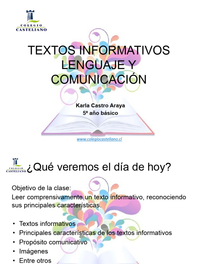 Copia de 5º Textos Informativos | PDF | Infografia | Comunicación