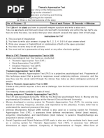 TAT Scoring and Interpretation Guide | PDF