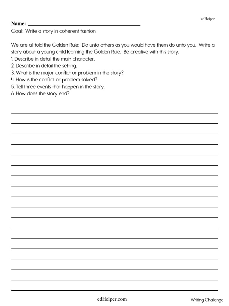 4th Grade Writing Prompts Worksheets | PDF