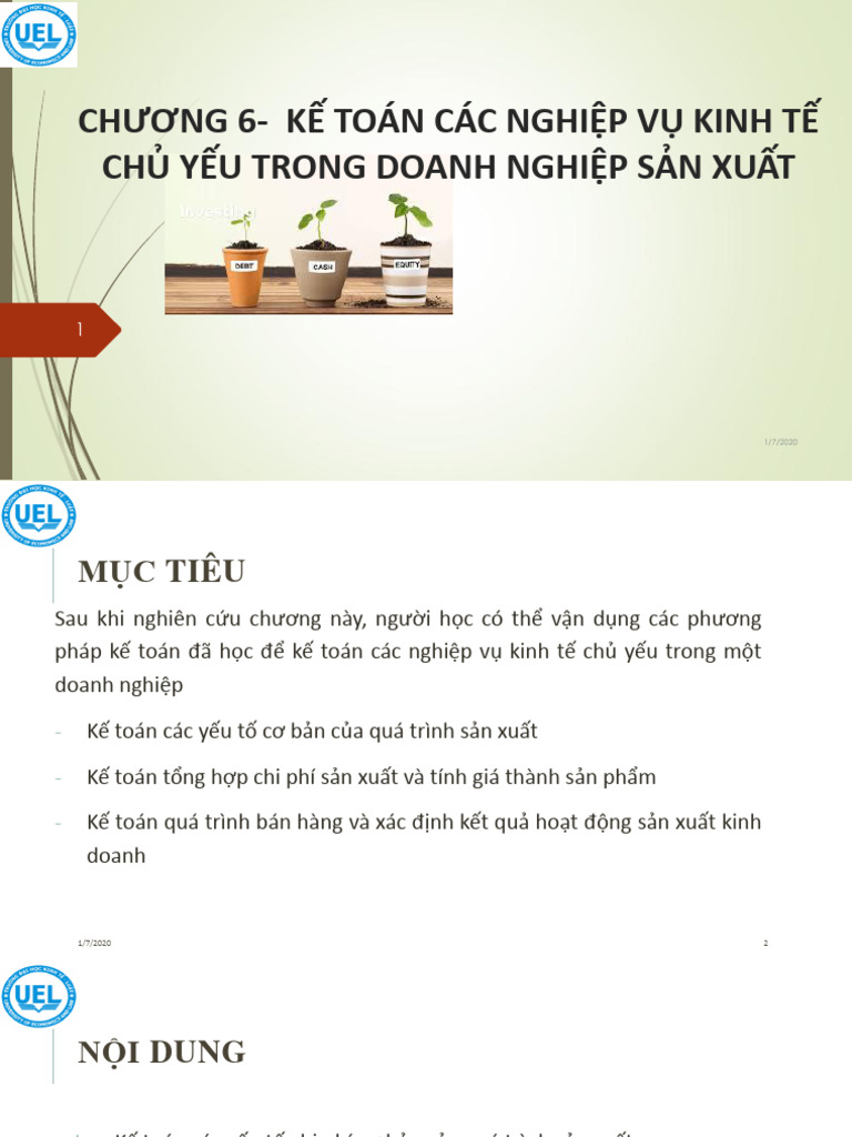 NLKT c6 - Qua Trinh SXKD Chu Yeu | PDF