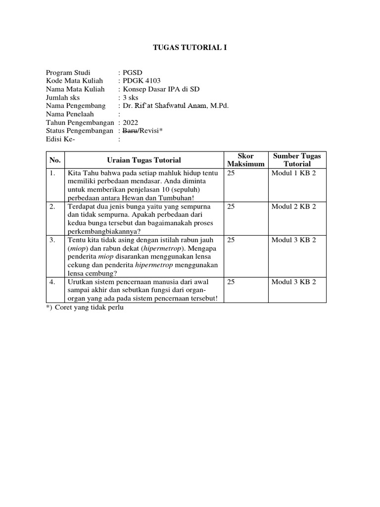 Tugas Tutorial 1 - MELANY PUTRI (859528136) | PDF | Pengembangan Diri | Kesehatan Holistik