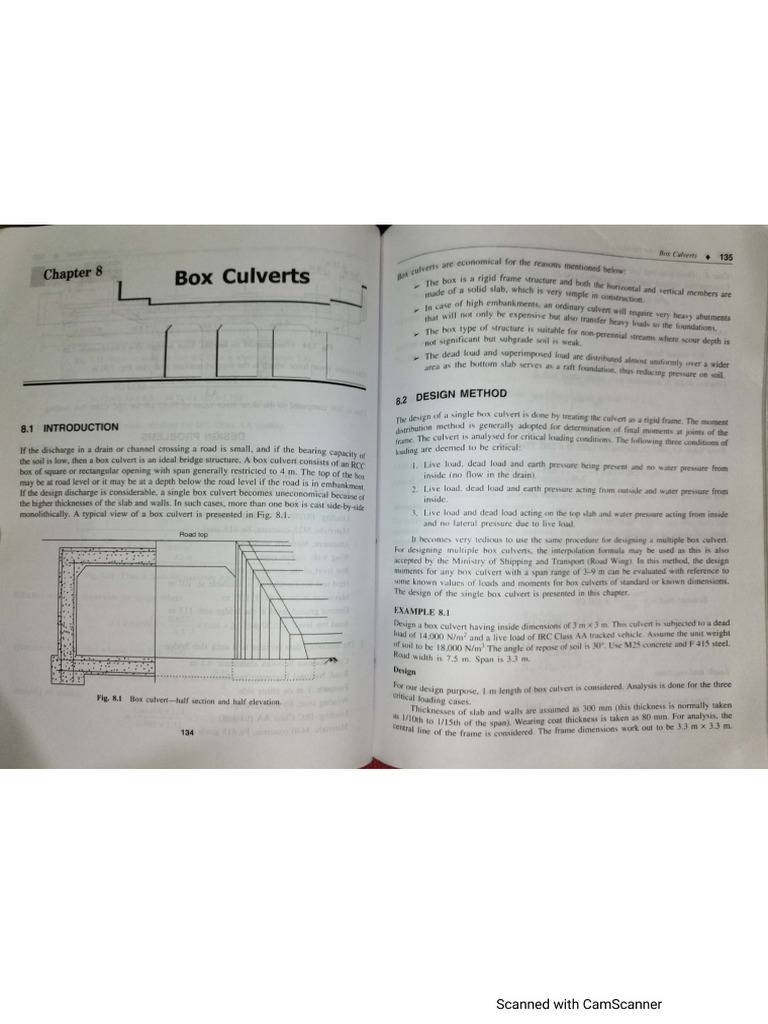 Box Culvert | PDF