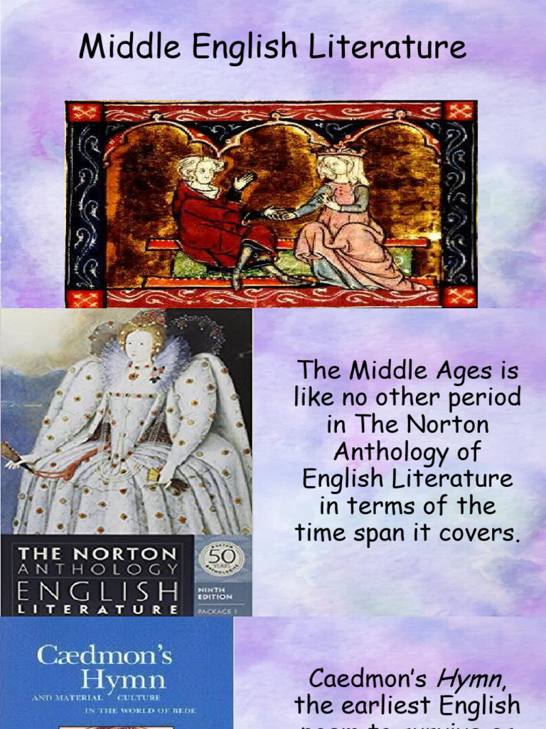 #5 IMiddle English Literature | PDF | English Literature | Middle ...