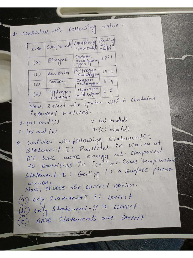 Chemistry Notes 1 | PDF