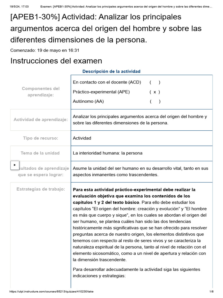 Origen y Dimensiones del Hombre | PDF | Monismo | Filosofía de la mente