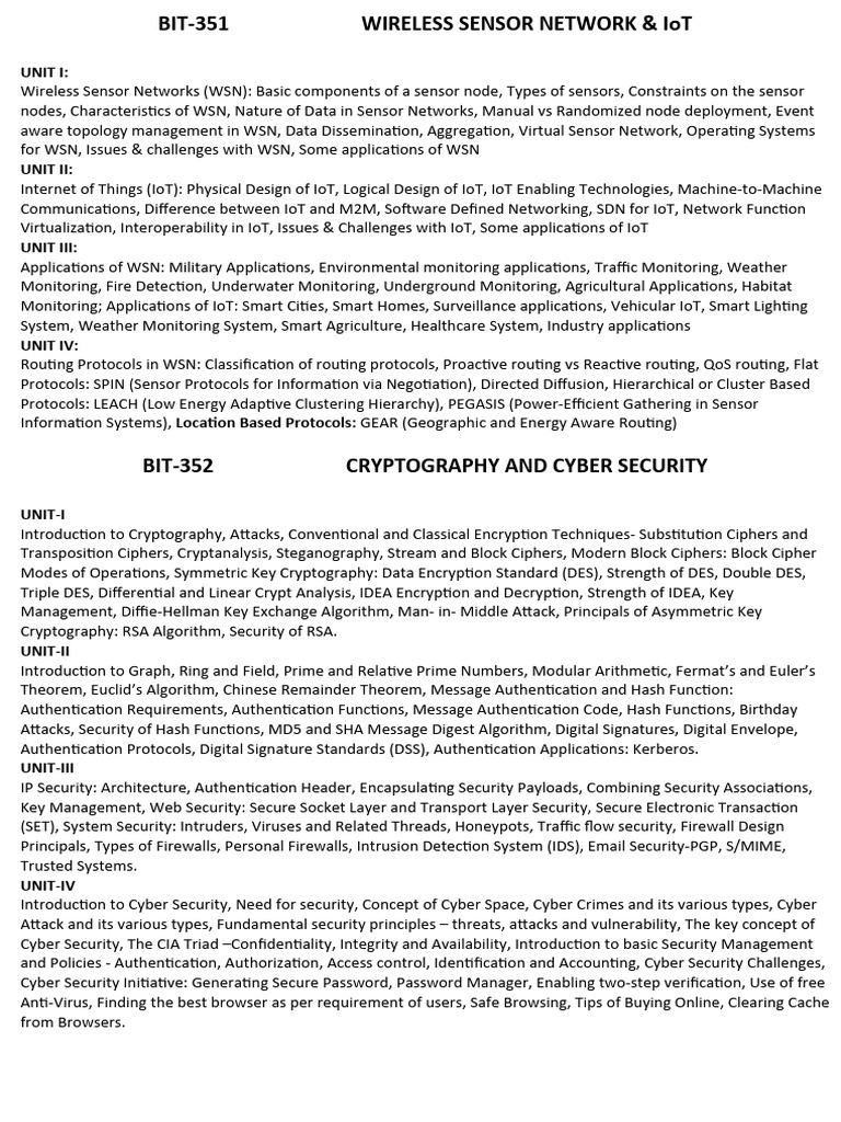 Sy 6 Thsem | Download Free PDF | Cloud Computing | Wireless Sensor Network