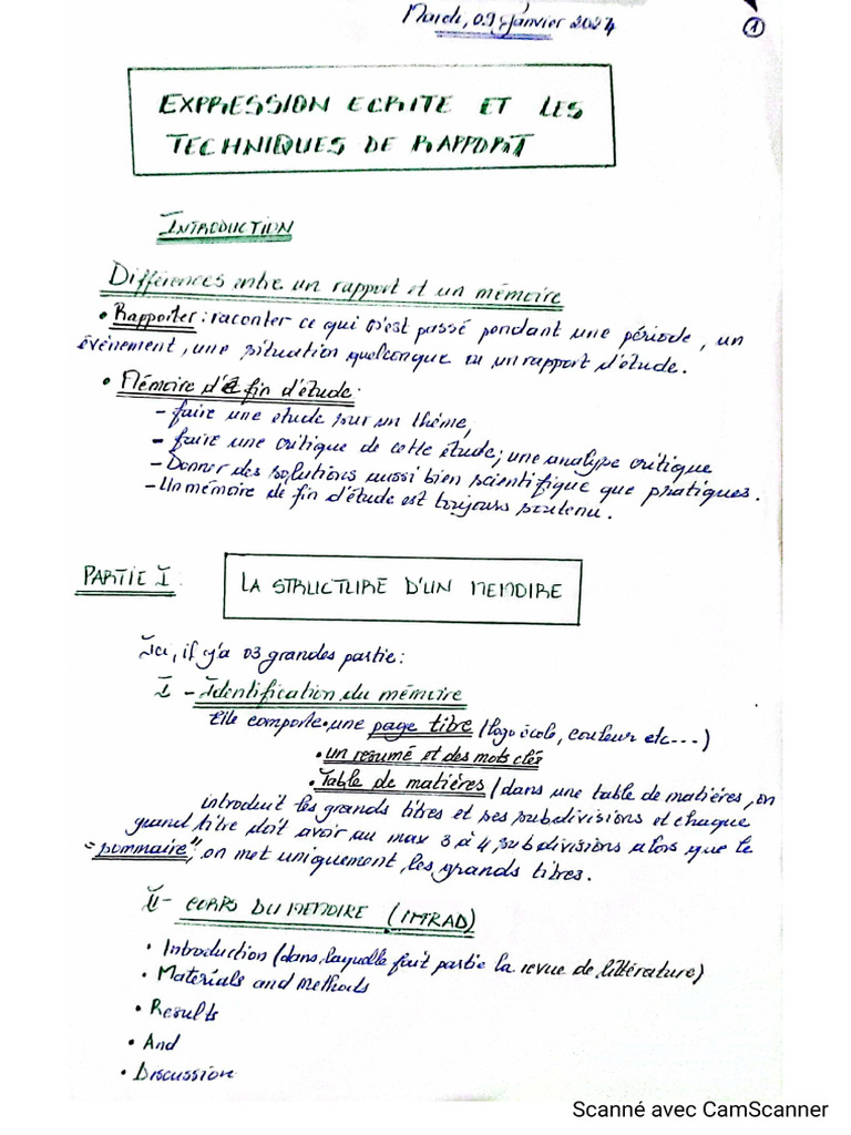 Cours D'expression Écrite | PDF