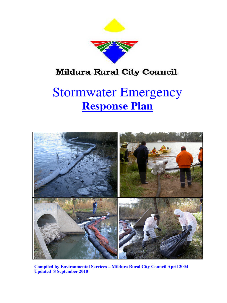 Stormwater Emergency Response Plan | Download Free PDF | Oil Spill ...