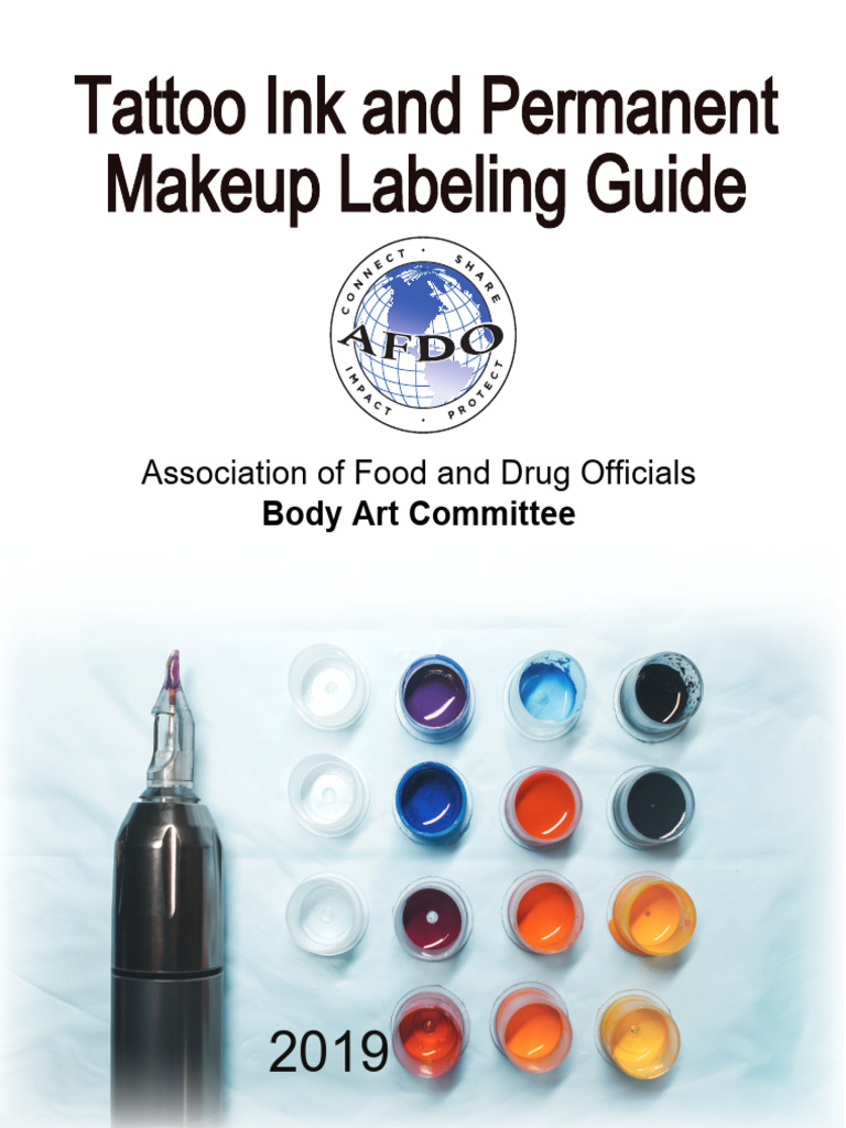 Tattoo Ink and Permanent Makeup Labeling Guide Acc Updated 2019 | PDF ...