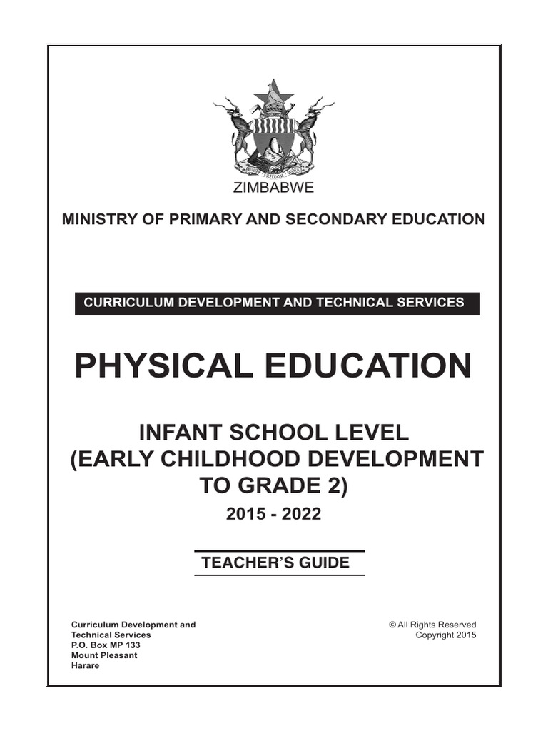 Physical Education Infant Ecd - Grade 2 | PDF | Learning | Curriculum