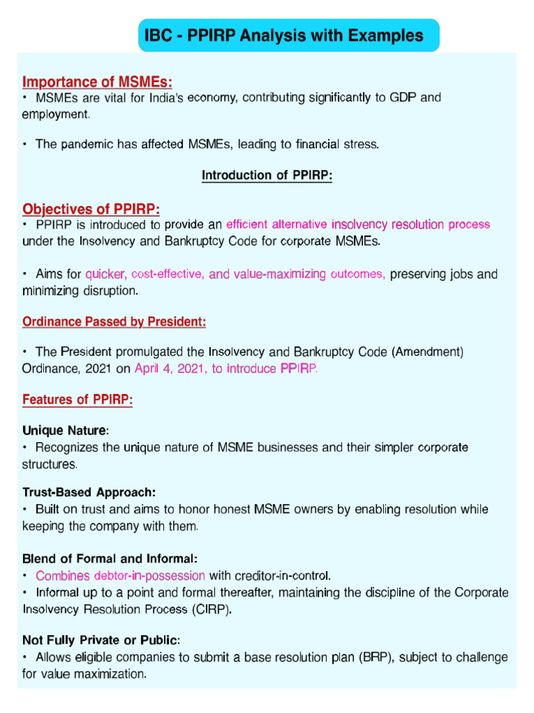 PPIRP Analysis With Example | PDF