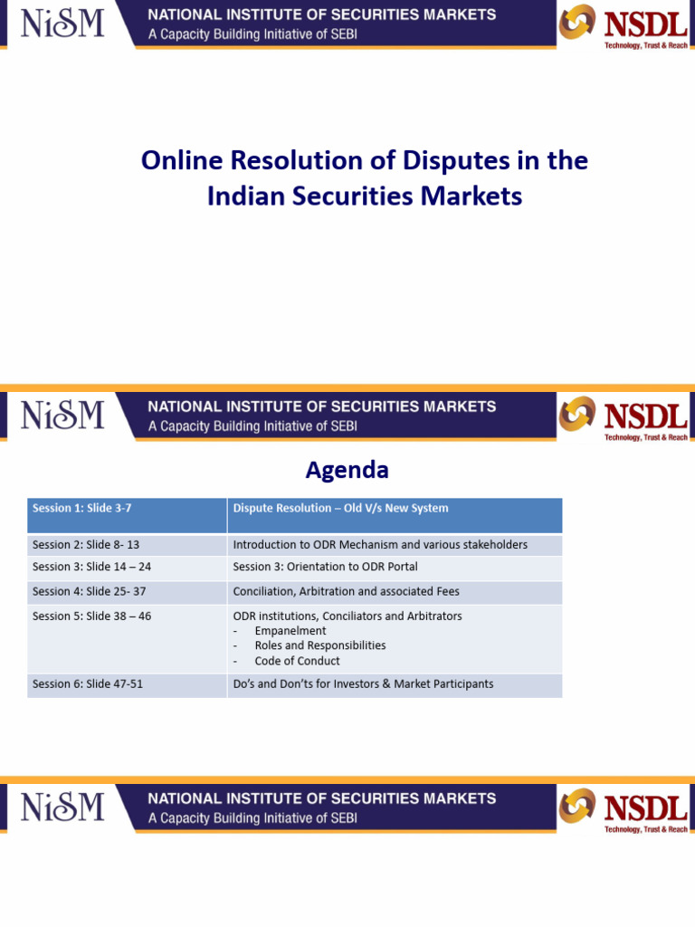Online Dispute Resolution Mechanism | PDF | Arbitral Tribunal | Arbitration
