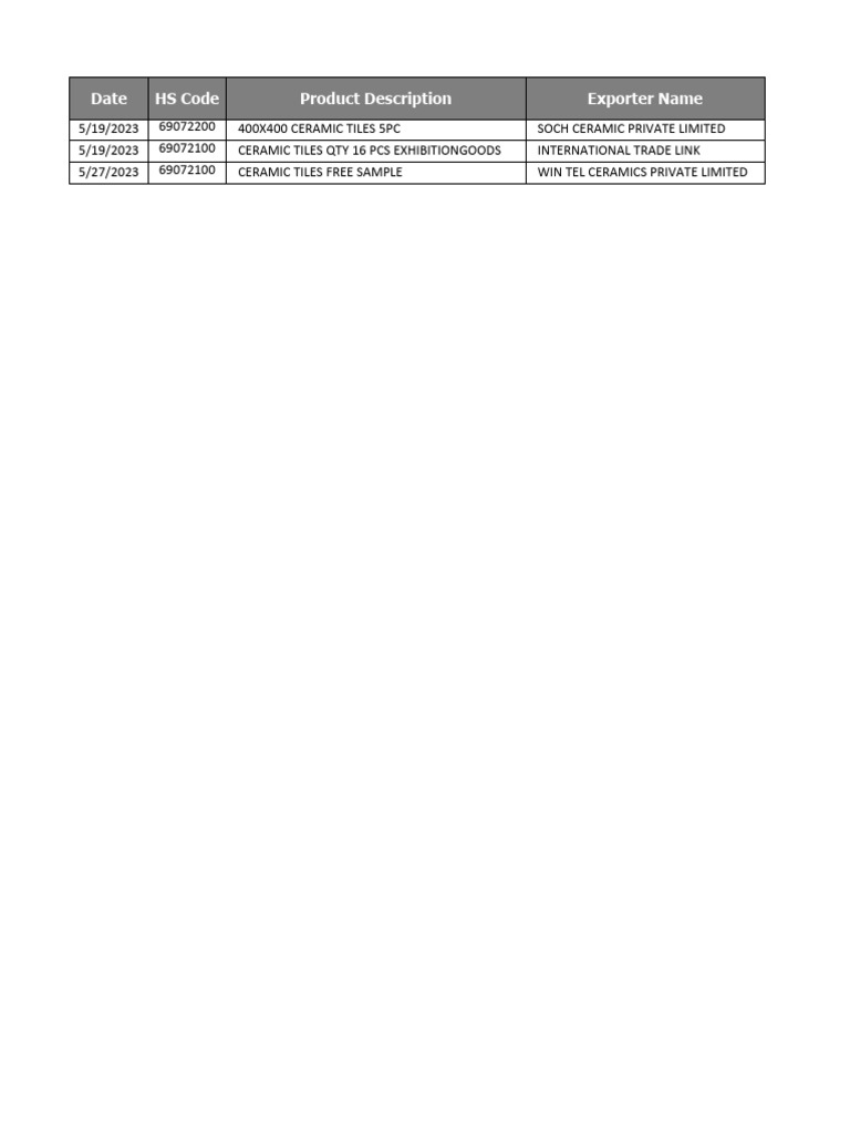 6907 Export Sample | Download Free PDF | Tile | Interior Design
