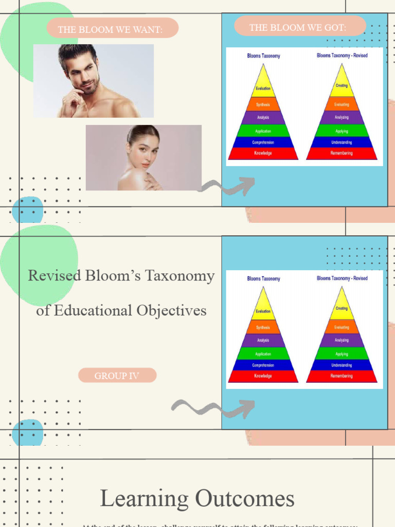 Revised Bloom's Taxonomy Overview | PDF | Behavior Modification | Psychology