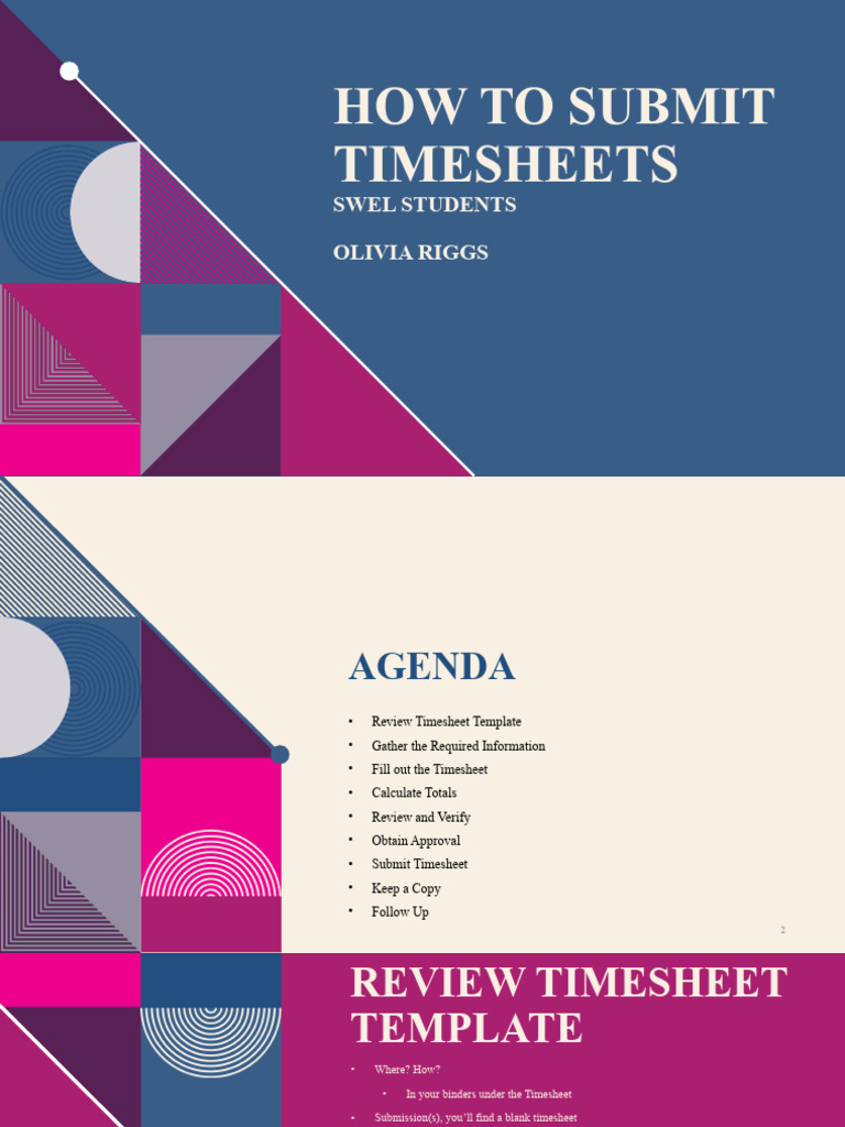 How To Submit Timesheets | PDF