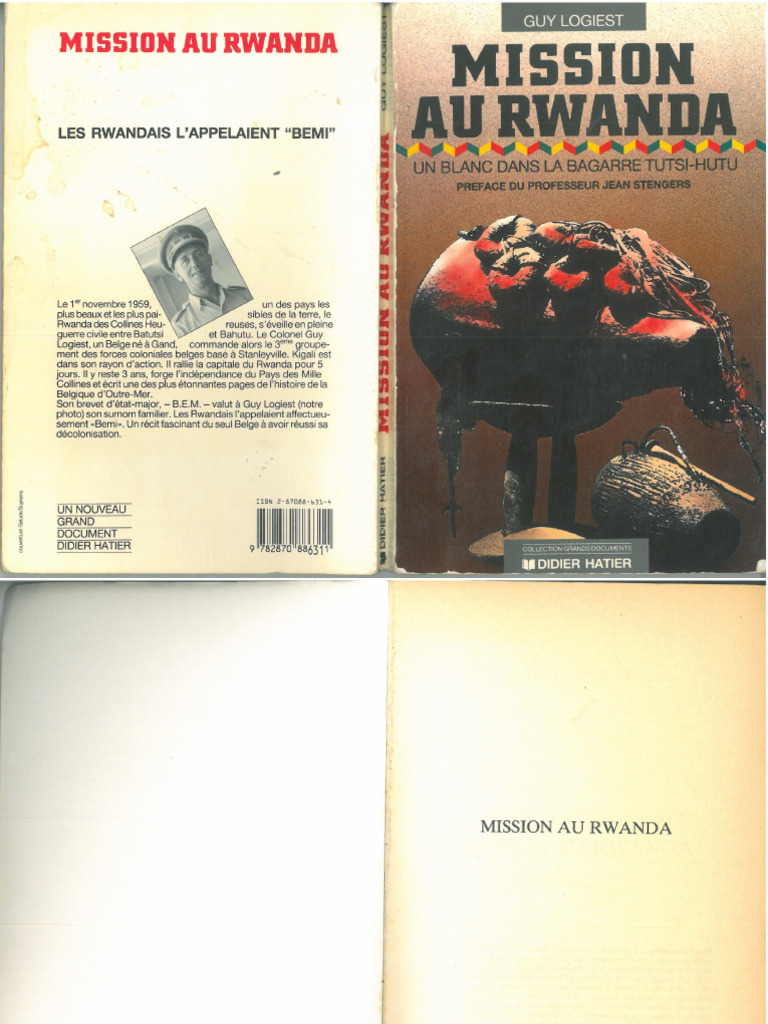 Mission Au Rwanda - Guy Logiest | PDF