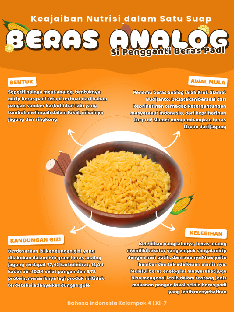 Poster Beras Analog | PDF