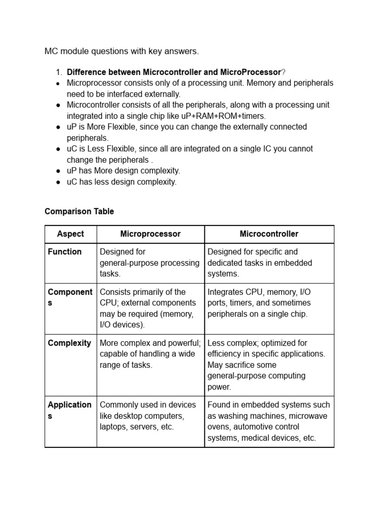MC Module Questions With Key Answers | PDF | Passivity (Engineering) | Electronic Component