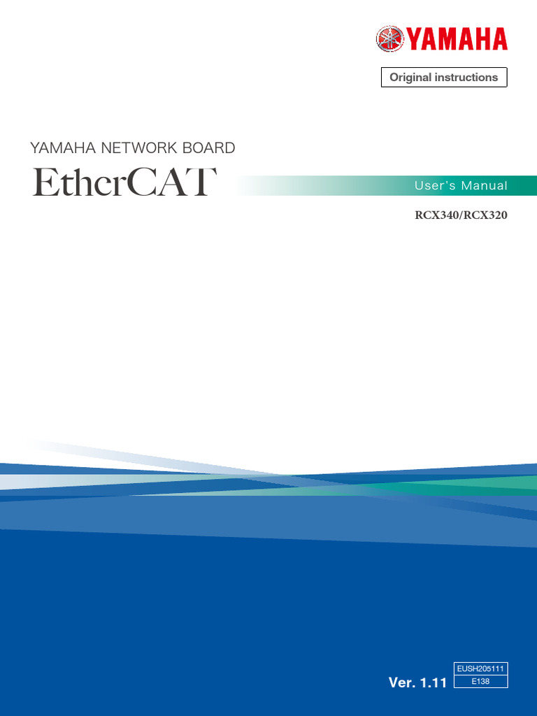 EtherCAT E V.1.11 | PDF | Input/Output | Integer (Computer Science)