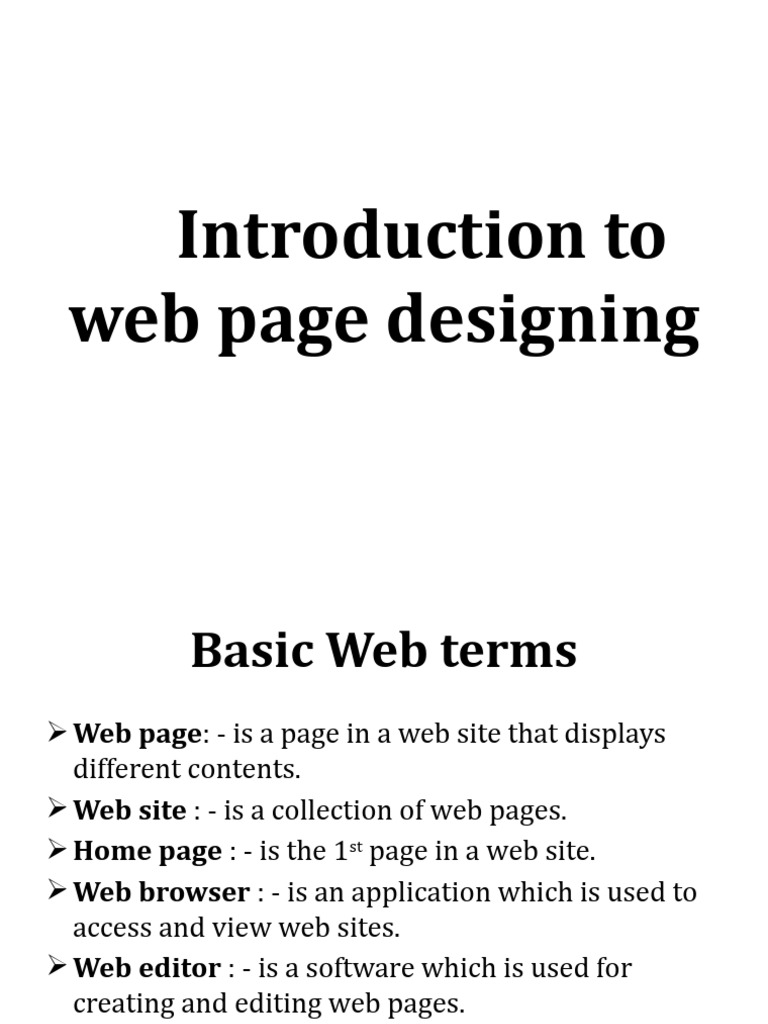 Beginner's Guide to Web Page Design | PDF | Html | World Wide Web